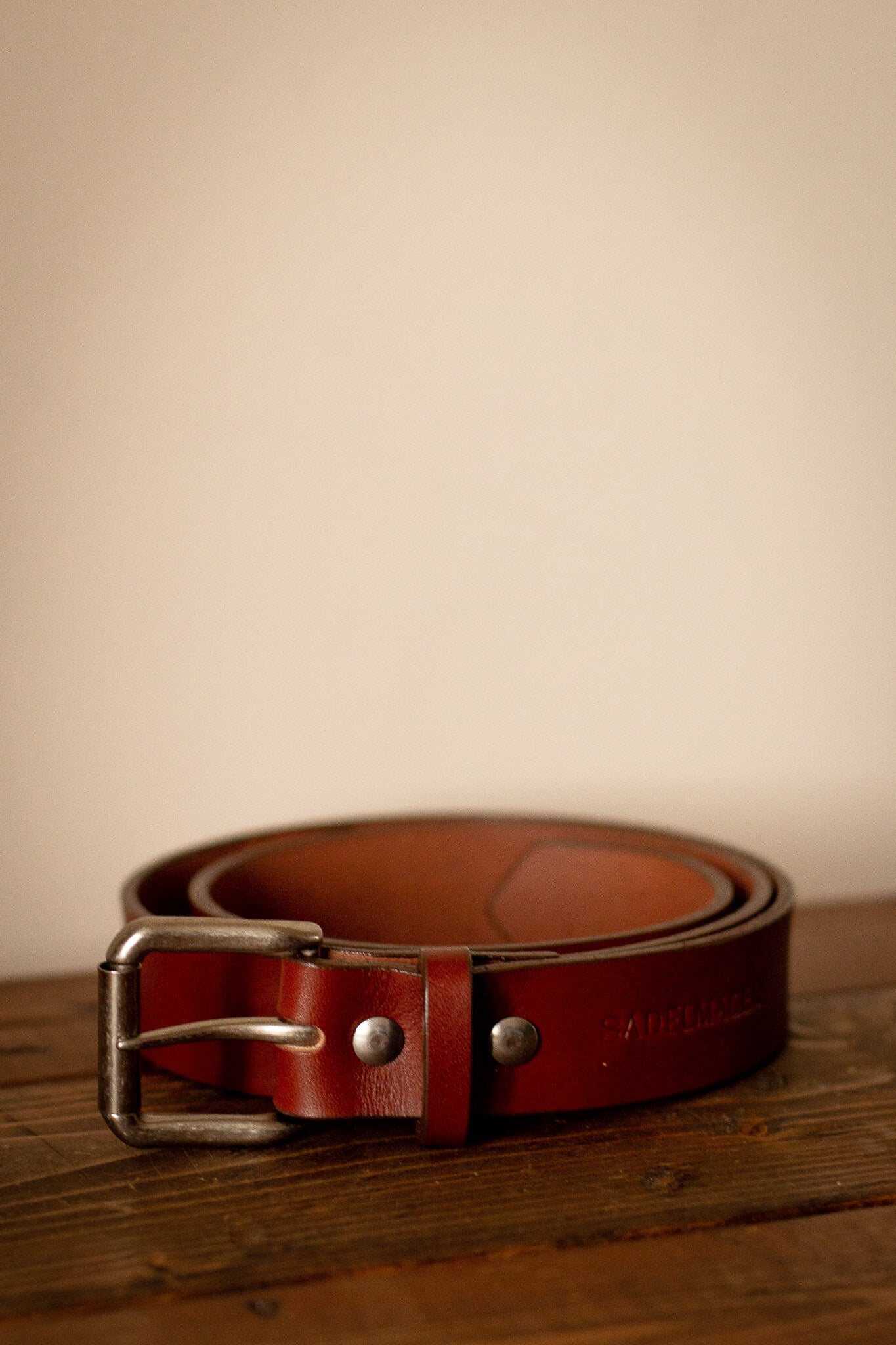 Fjord Leather Belt 1 - 1/2" | Sadelmager Design House | Toronto