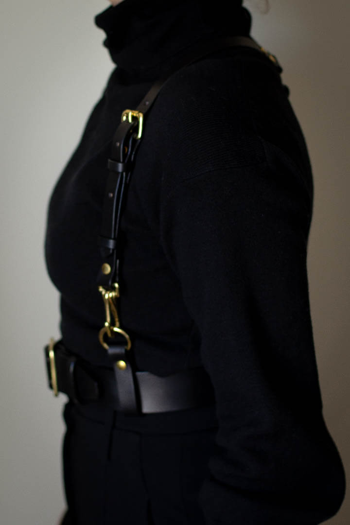 Draft Harness Solid Brass | Custom Leather Toronto – Sadelmager Design ...