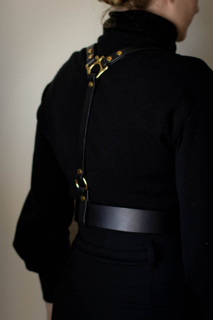 Draft Harness Solid Brass | Custom Leather Toronto – Sadelmager Design ...