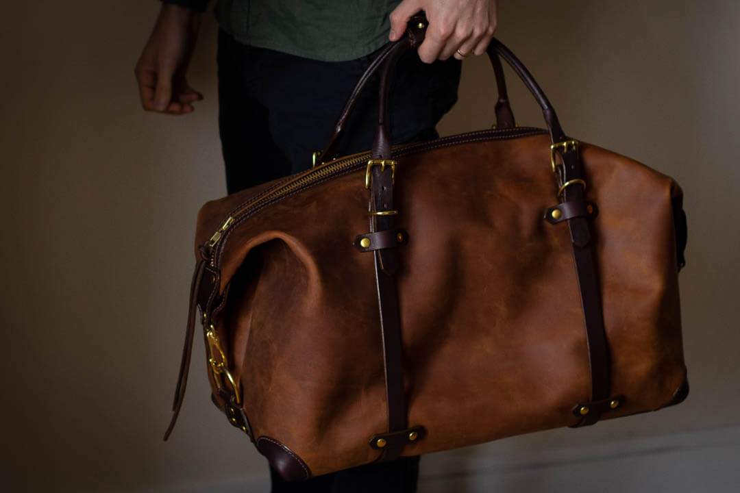 Galineers Cob Made in Canada Leather Duffel | Saddle Maker Bags ...