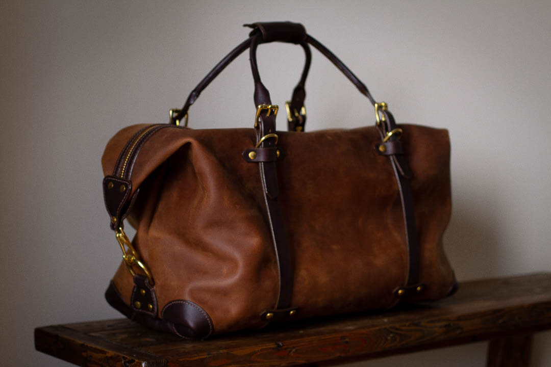 Galineers Cob Made in Canada Leather Duffel | Saddle Maker Bags ...