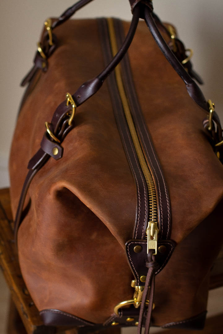 Galineers Cob Made in Canada Leather Duffel | Saddle Maker Bags ...