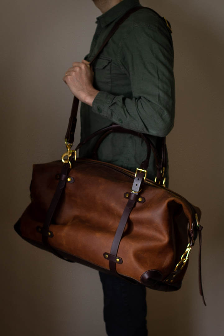 Galineers Cob Made in Canada Leather Duffel | Saddle Maker Bags ...