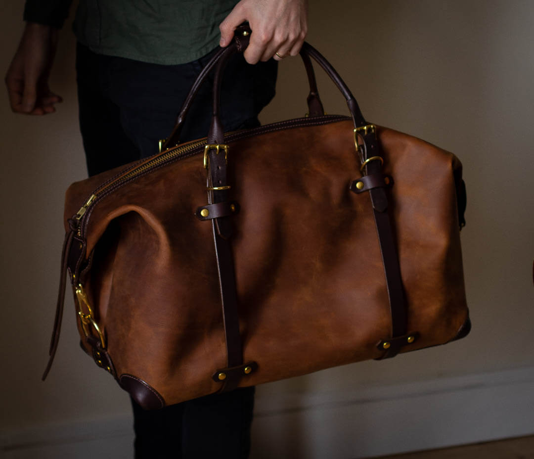 Galineers Cob Made in Canada Leather Duffel | Saddle Maker Bags ...