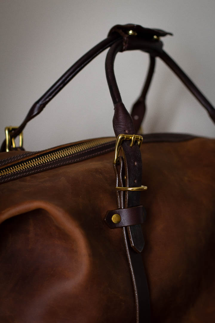 Galineers Cob Made in Canada Leather Duffel | Saddle Maker Bags ...